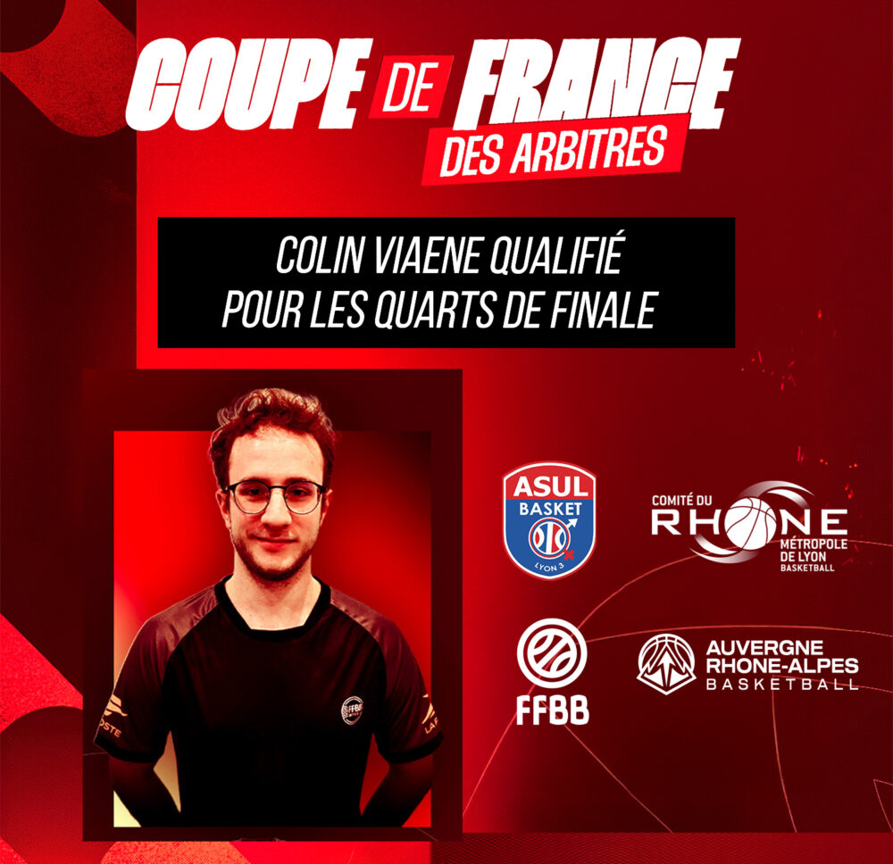 Coupe de France des Arbitres : Colin Viaene (ASUL Basket) qualifié pour ...